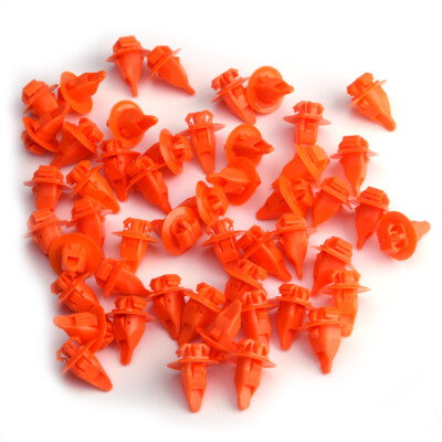 50x Orange Fender Wheel Flare Moulding Clip Retainer fits for Toyota ...