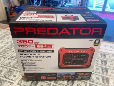 PREDATOR 350 Power Station/ Generator 350 Running Watts 294 Wh Capacity ...