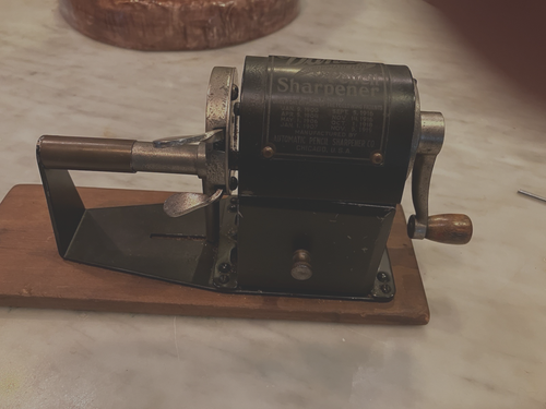 Antique Dandy Automatic Feed Pencil Sharpener w/Drawer – 1919 Last ...