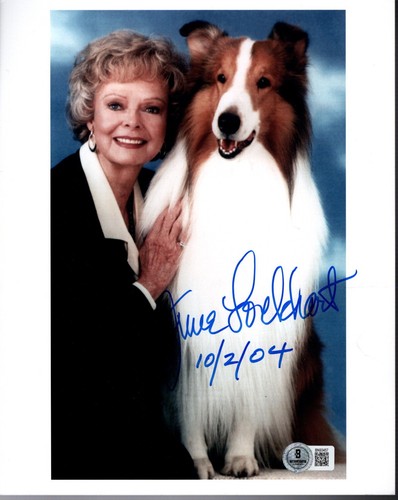 8x10 Autographed Photo JUNE LOCKHART BAS, COA | eBay