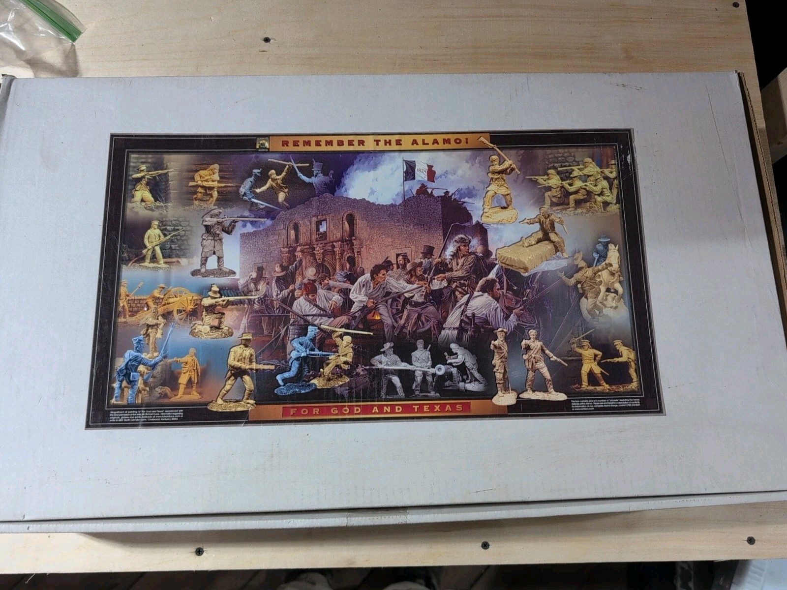 Conte Alamo Playset 1 Mostly Complete Missing Resin Soldiers. Extra ...