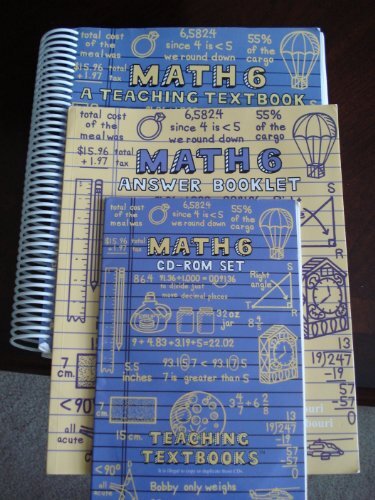 Math 6 A Teaching Textbook by Greg Sabouri (2007-05-03) 9780979726507| eBay