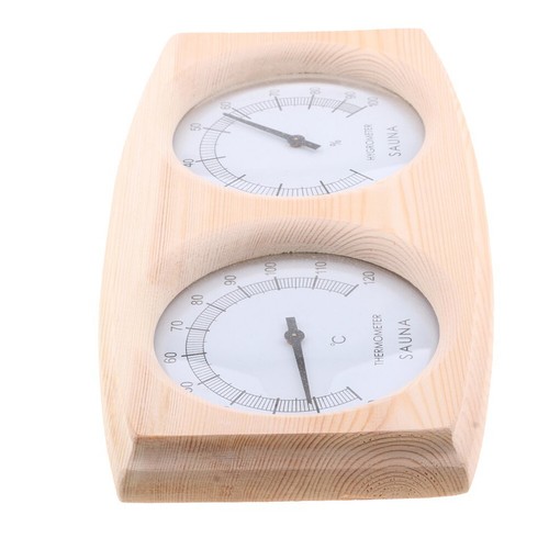2 In 1 Sauna Room Hot Tub Digital Display Double Gauges Wooden ...