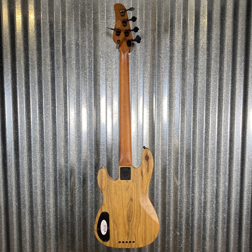 Schecter Model-T 5 Exotic 5 String Bass Natural Satin Black Limba #1190 ...