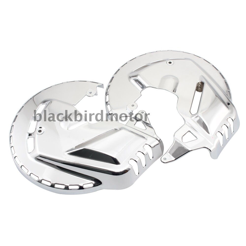 Chrome Brake Rotor Covers W/LED Ring Of Fire For Honda GOLDWING GL1800 ...