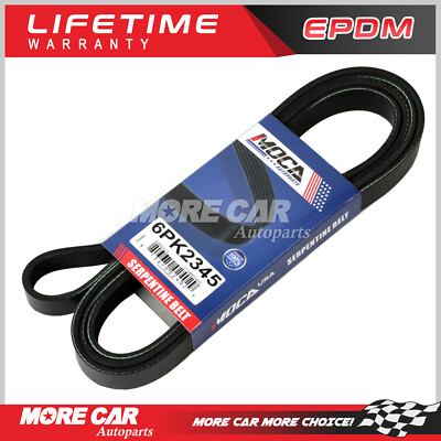 Serpentine Belt 6PK2345 for 1982-2015 Chevrolet GMC Ford Mercury 4.8L 5 ...