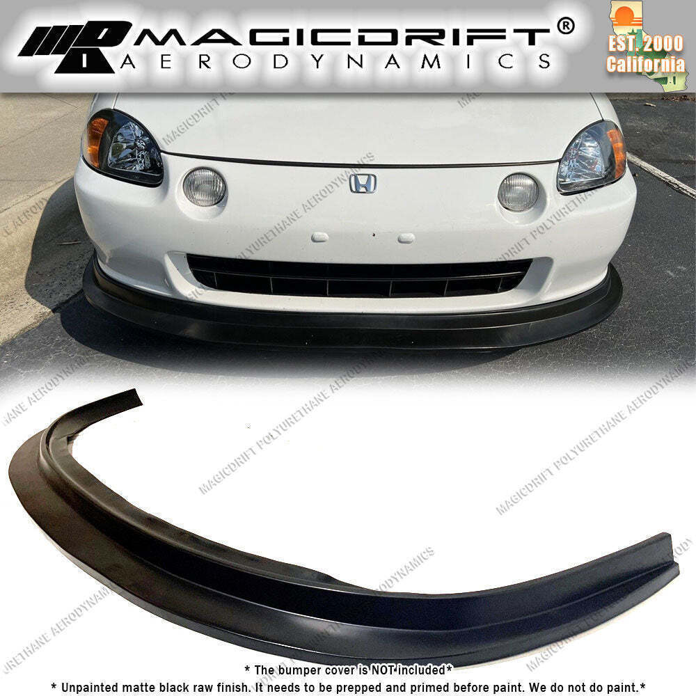 For 93-95 Honda DelSol Del Sol MDA Front Bumper Chin Spoiler Lip Body ...