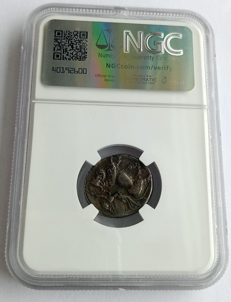 330 - 270 BC Neapolis Campania Ancient Greek AR Didrachm- NGC ChVF Club ...