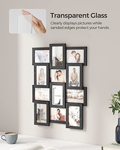 12 Openings Collage Picture Frames Multi Family Photo for Gallery ...