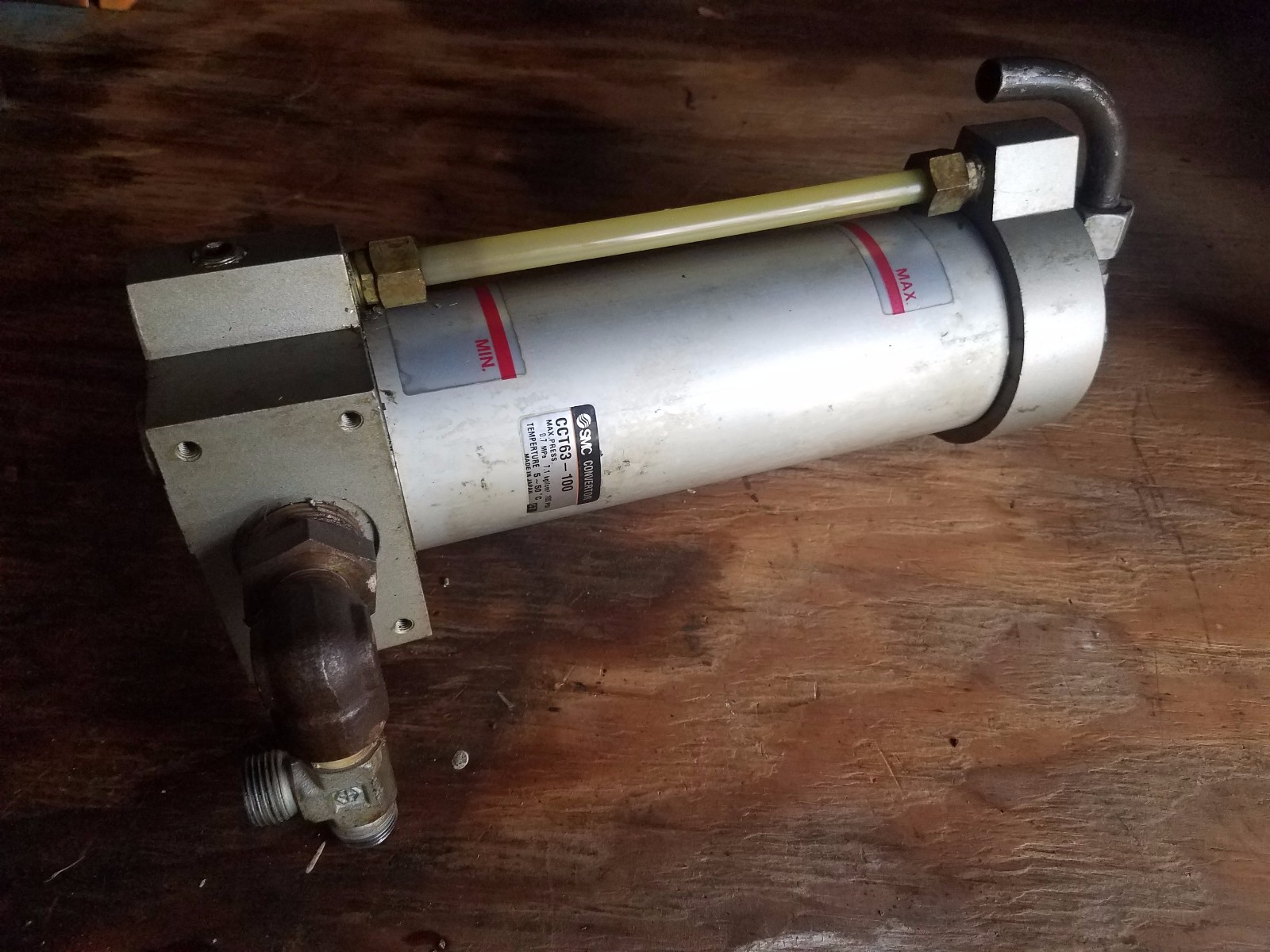 SMC Converter Cylinder CCT63-100 Valve Pressure Fluid Control Hydraulic ...