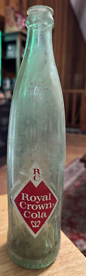 VINTAGE 16OZ HALF QUART TEAL RC COLA ROYAL CROWN SODA BOTTLE | eBay