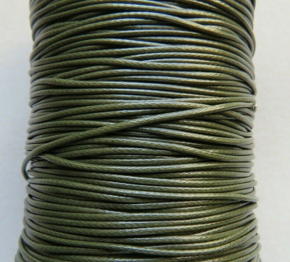 10M 1.0mm Waxed Coated Wax Cotton Cord String Jewelry Bracelet Making ...
