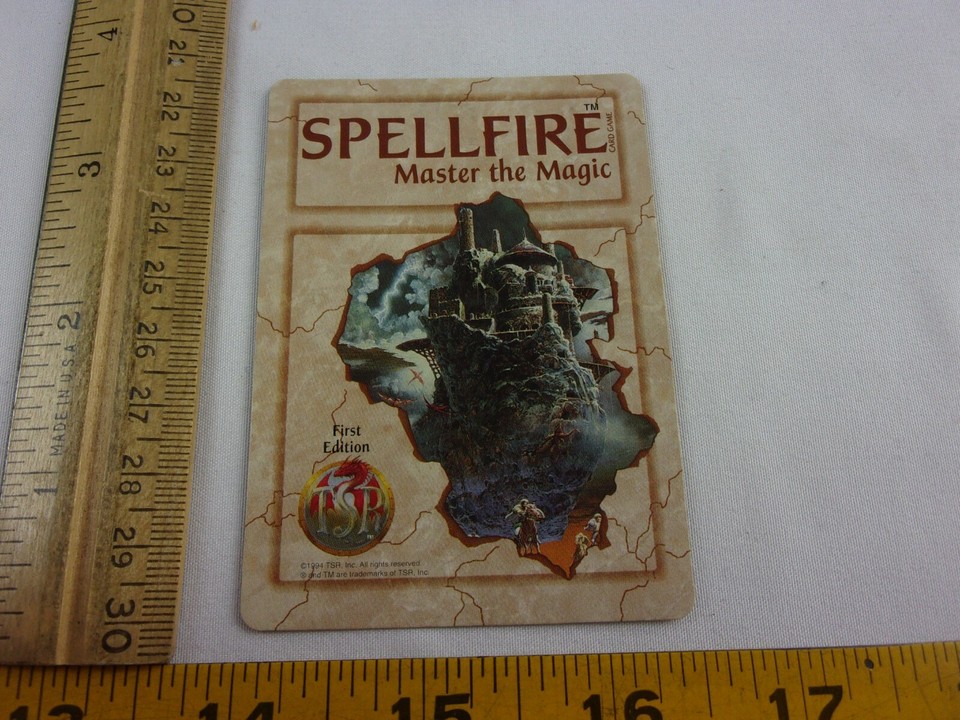 Spellfire First Edition Ariel's Feather Charm card TSR Dungeons ...