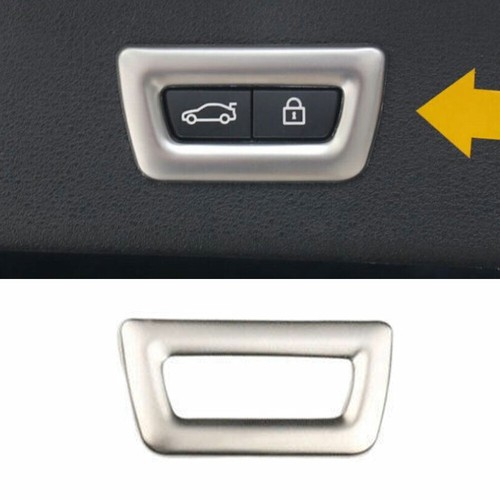 Fit For BMW X1 F48 2016-2021 Silver Steel Rear Door Tailgate Button ...
