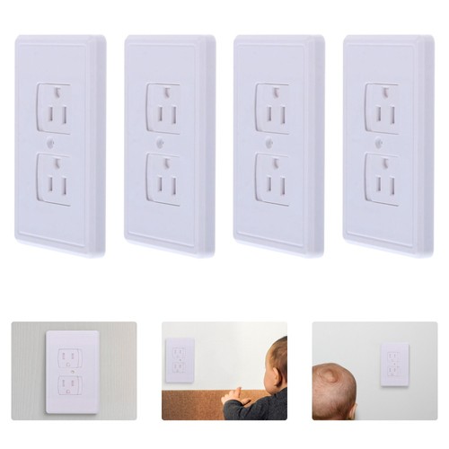 4 Pcs Children's Socket Protective Cover Baby Plug Protector Outlet | eBay