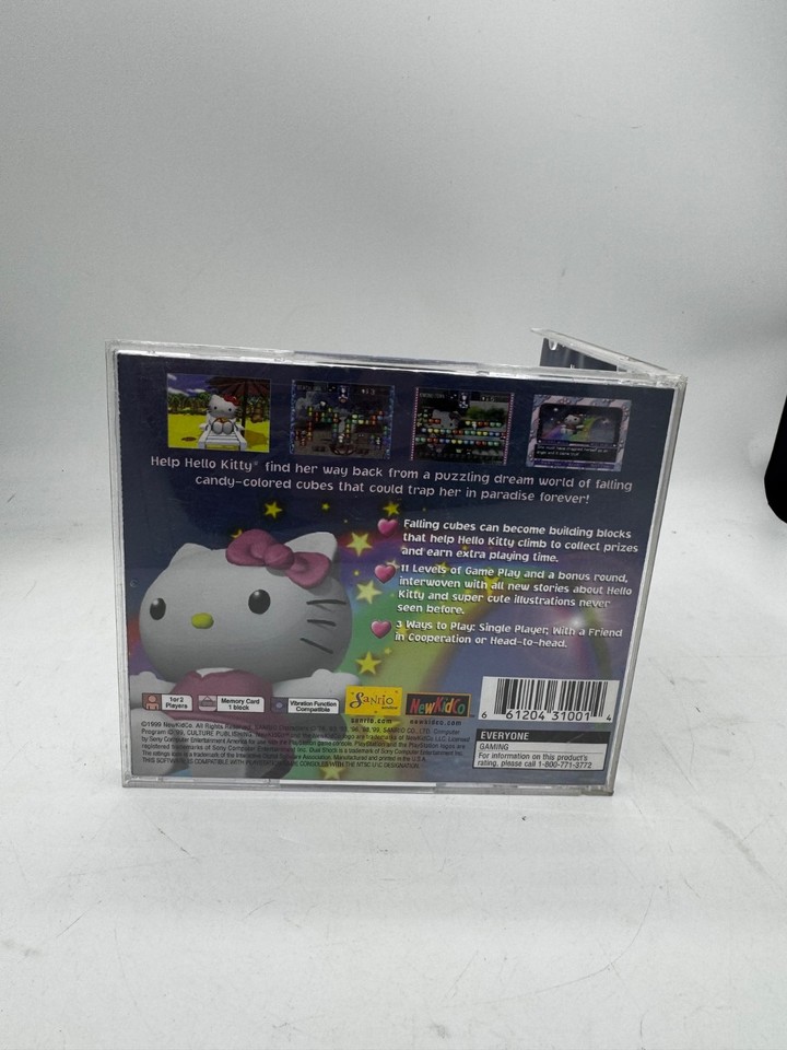 Hello Kitty's Cube Frenzy (Sony PlayStation 1, 1999) PS1 CIB W/ Reg ...