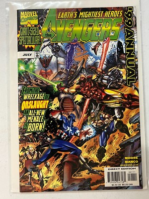 Marvel THE AVENGERS ANNUAL 1999 Kurt Busiek John Francis Moore Leonardo ...