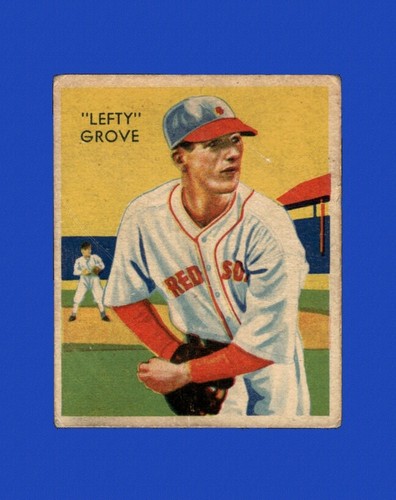 1934-36 Diamond Stars Set-Break # 1 - Lefty Grove LOW GRADE (crease ...
