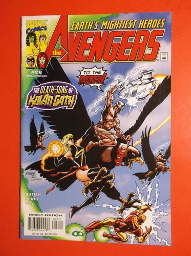 THE AVENGERS # 28 (3rd series) VF/NM 9.0 - CONAN HOMAGE COVER | eBay