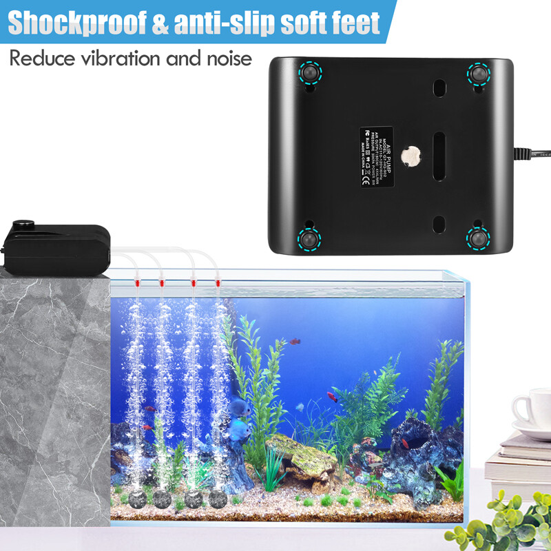 350 Gallon Adjustable Silent Air Pump Large Aquarium Fish Tank | eBay