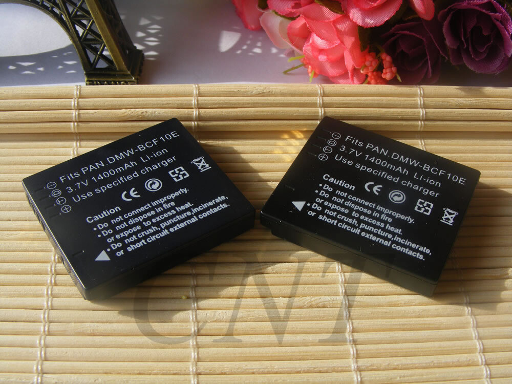 2XBattery for Panasonic LUMIX CGA-S/106b DMC-FS30 DMC-FS11 DMC-FS10 DMC ...