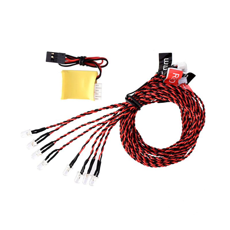 RC LED Light Kit For RC Helicopter Airplane Realistic Simulation ...