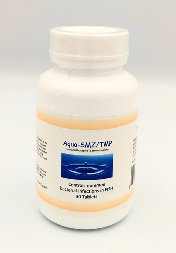 FOR FISH Aquariums & FISH Tanks Aqua-SMZ Sulfamethoxazole/Trimethoprim ...