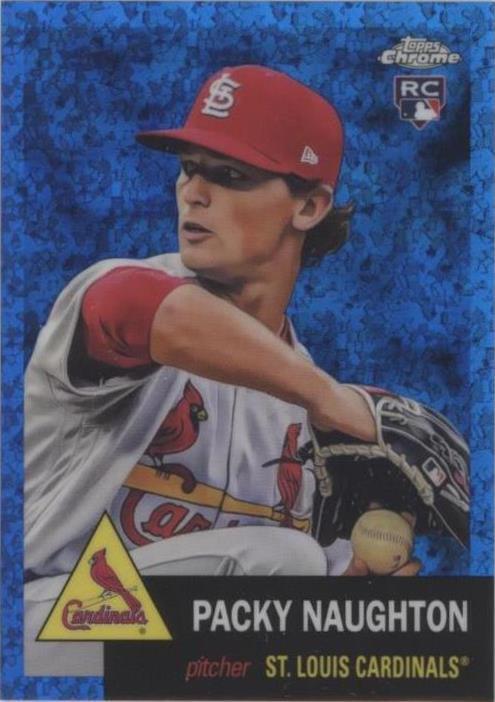 2022 Topps Chrome Platinum Anniversary - Packy Naughton #396 Blue Mini ...