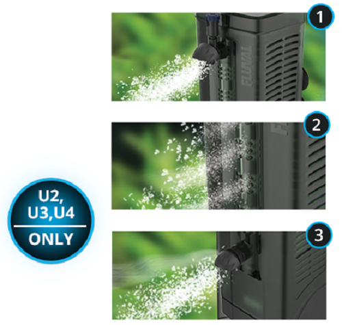 Fluval U3 Internal Filter Aquarium Fish Tank Power Filter System Upto ...
