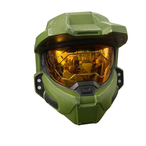 Halo XBOX Master Chief Adjustable Plastic Mask Helmet Cosplay Disguise ...
