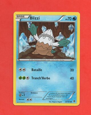 Pokémon n° 25/101 - BLIZZI - PV70 (A6531) | eBay