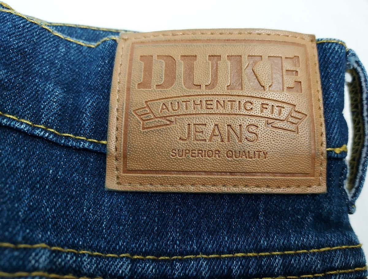 Duke Jeans Logo DUKE Typography Men Round Neck Blue T Shirt Price