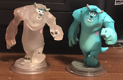 Disney Infinity Sully Regular and Crystal Clear Monsters Inc Figure ...