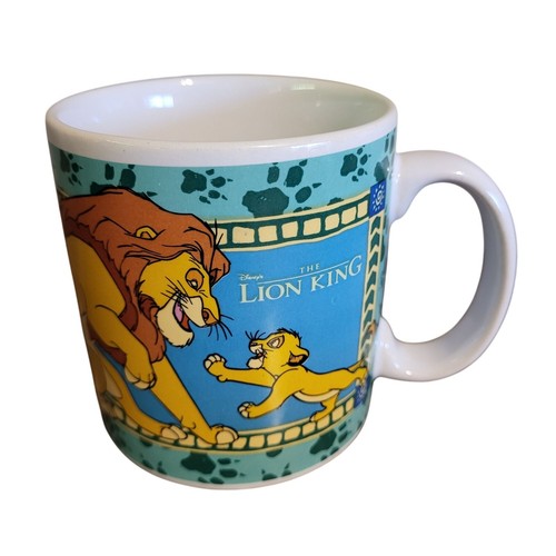 Disney The Lion King Mufasa & Simba Ceramic Coffee Mug 11 Oz Cartoon ...