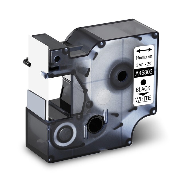 3pk for DYMO D1 LabelManager 350 350d Black on White Label Tape 45803 ...