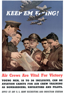 Keep 'Em Flying - Air Crews Aviation Cadets 1942 World War II ...
