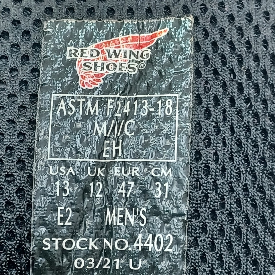 Red Wing King Toe ADC mens 6" waterproof safety toe leather boots 4402 ...