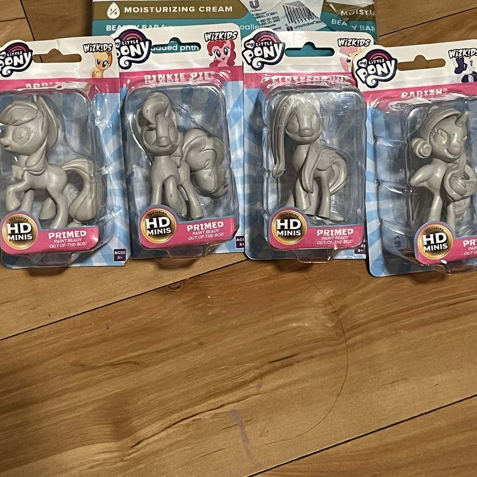 My Little Pony WIZ KIDS HD Minis Lot Of 4 Applejack Pinkie Pie ...