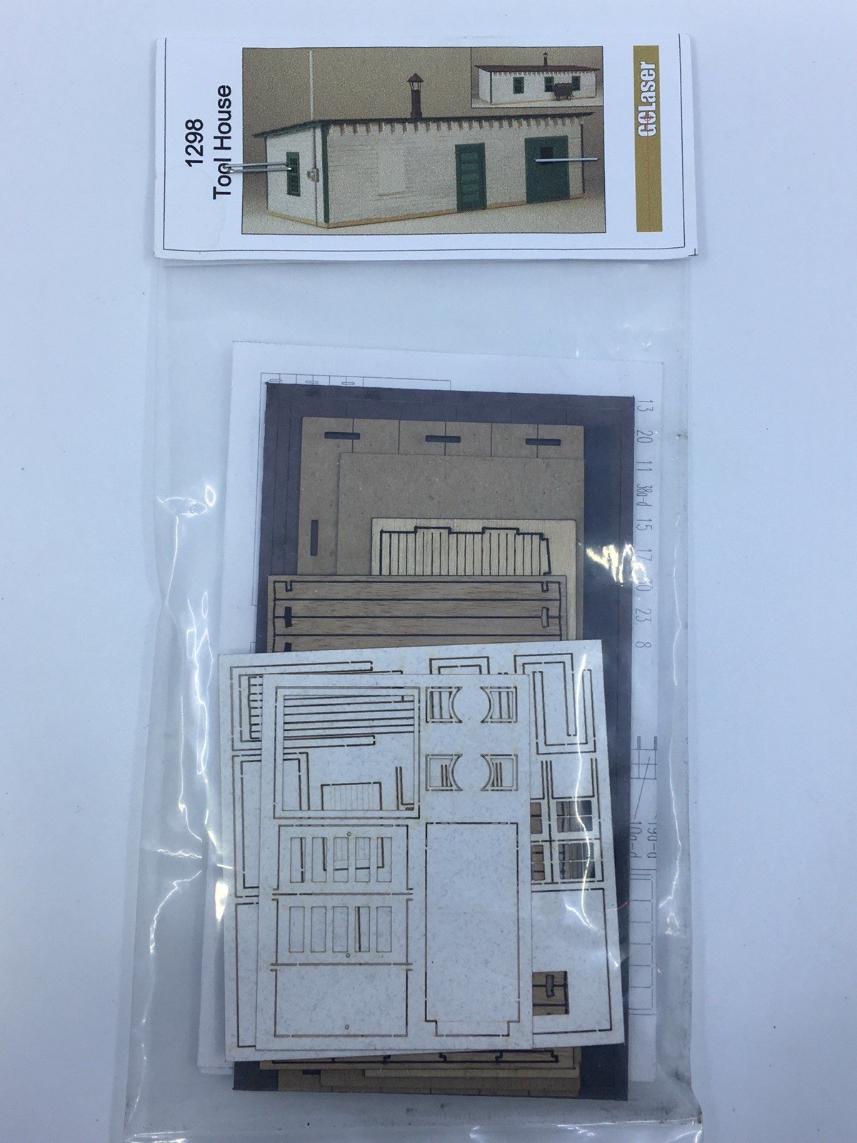 HO Scale GC Laser 1298 Laser Cut Craftsman Tool House Unassembled Kit ...