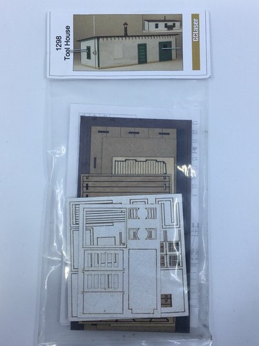 HO Scale GC Laser 1298 Laser Cut Craftsman Tool House Unassembled Kit ...