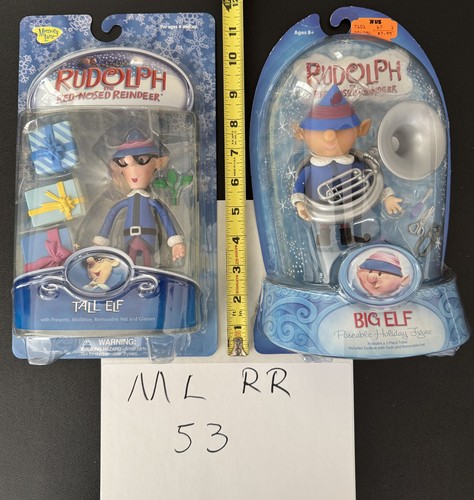 Rudolph Red Nosed Reindeer Tall Elf / Big Elf Tuba Lot 53 Memory Lane ...