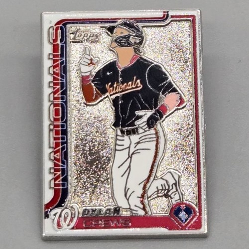 2025 Topps Series One Enamel Pin Dylan Crews Nationals from Super Box ...