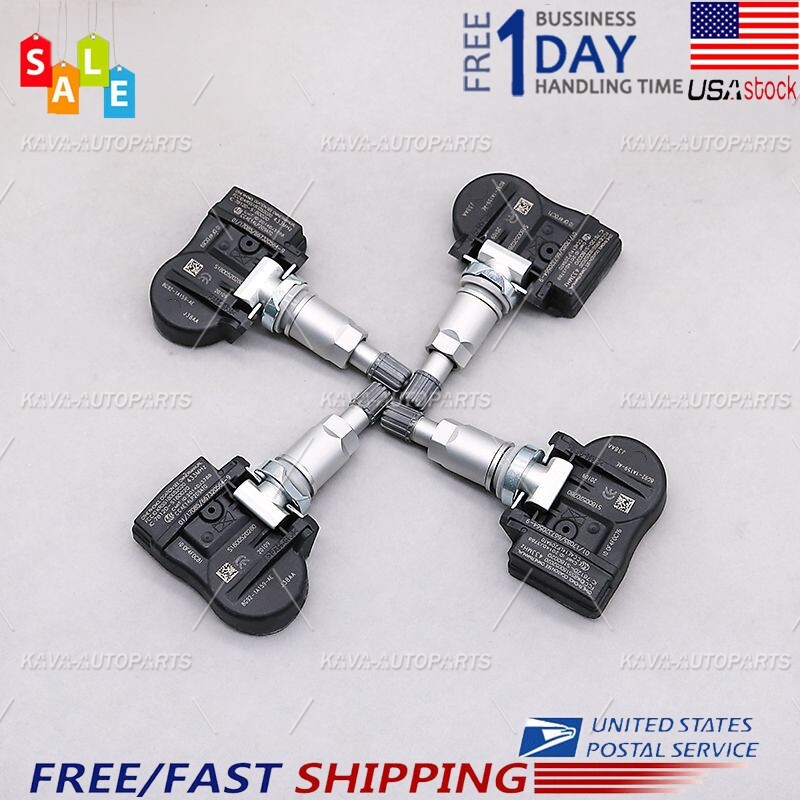 Pack of 4PCS For Volvo S60 S80 V60 XC70 TPMS TIRE PRESSURE SENSOR #8G92 ...