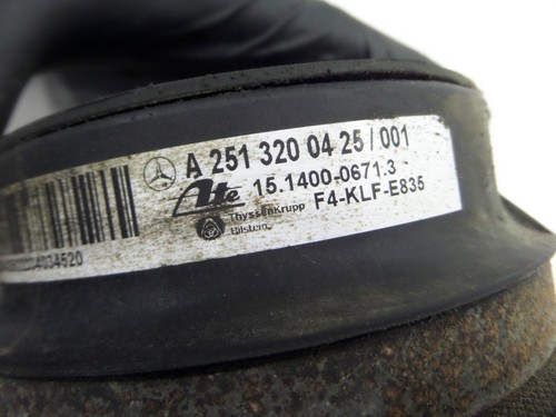 Mercedes R350 Left Rear AIr Suspension Bag W251 11-13 OEM A 251 320 04 ...