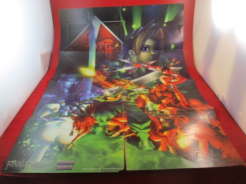 Final Fantasy VII Playstation 1 Versus Books Promo Foldable Poster ...