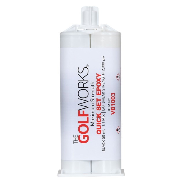 GolfWorks MAXIMUM Strength 5 Minute Quick Set Epoxy for Metal Woods and ...