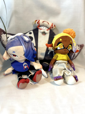 🌸Splatoon 3 Deep Cut Frye Big Man Shiver Set of 3 S size Plush From ...
