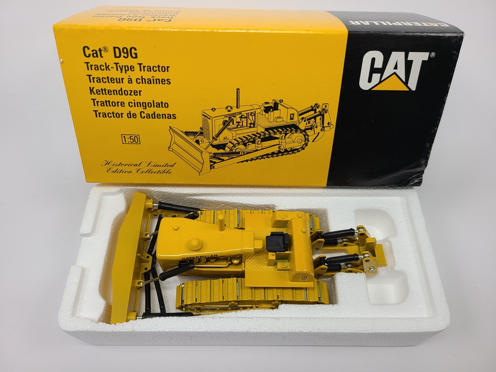 Caterpillar Cat D9G Dozer Ripper Metal Tracks Conrad 1:50 Scale Model ...