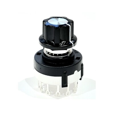 Rotary 4 way Switch 2,3,5,6,7,8,9,10,11, 12 or 5 Way switch 12v-240v ...