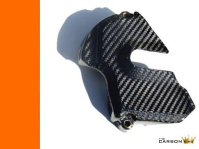 KTM RC8 & RC8R CARBON SPROCKET COVER IN TWILL GLOSS WEAVE FIBRE FIBER ...